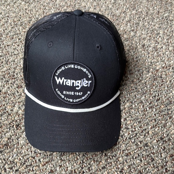 Wrangler | Accessories | Wrangler Black Trucker Hat | Poshmark